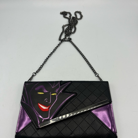 Disney | Bags | Rare Disney Maleficent Small Clutch Purse With Shoulder ...